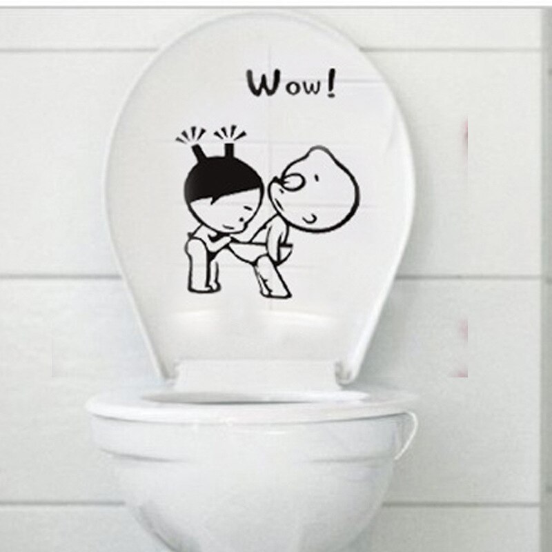 Smile Smiley Face Toilet Stickers PVC Waterproof T... – Grandado