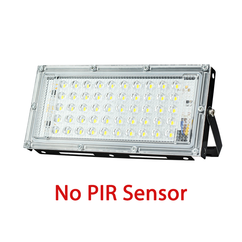 Reflector LED con Sensor de movimiento PIR, 50W, r... – Grandado