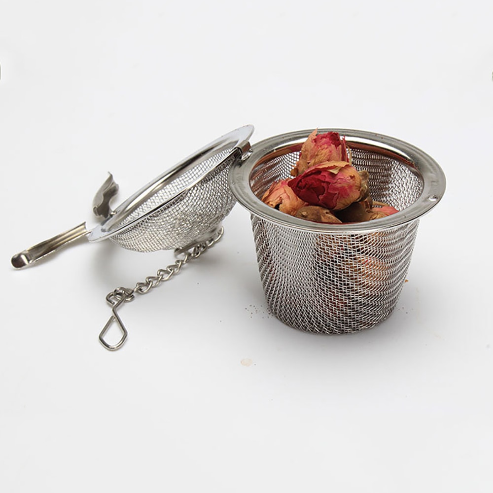 Genanvendeligt rustfrit stål tesil løs blad urte k... – Grandado