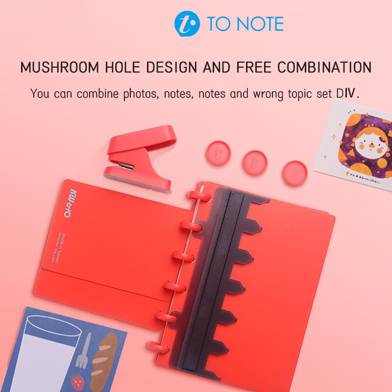 Creatieve A6 A7 6 Gat Notepad Diy Binding Levert T... – Vicedeal