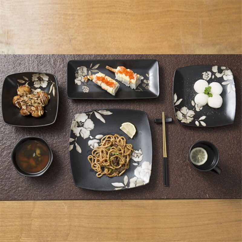 Japanese Handmade Ceramic Dinnerware Dinner Plate ... – Vicedeal