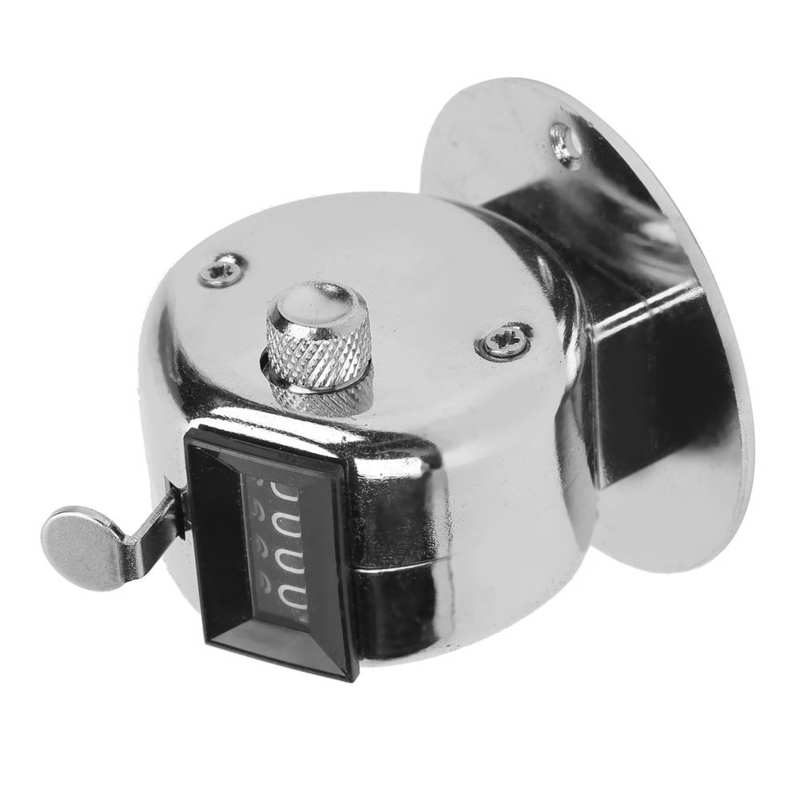 Hand Tally Counter Stainless Steel 4-Digit Manual ... – Grandado