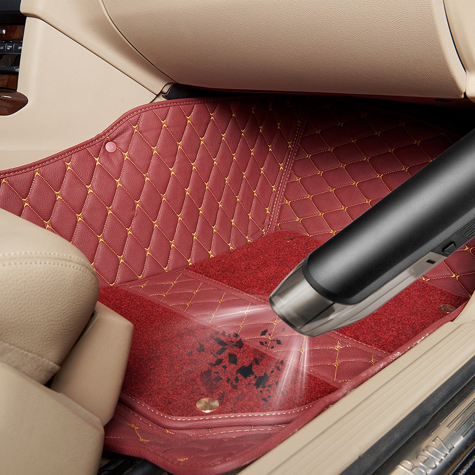 Wireless Car Vacuum Cleaner Cordless Cyclone Handh... – Grandado