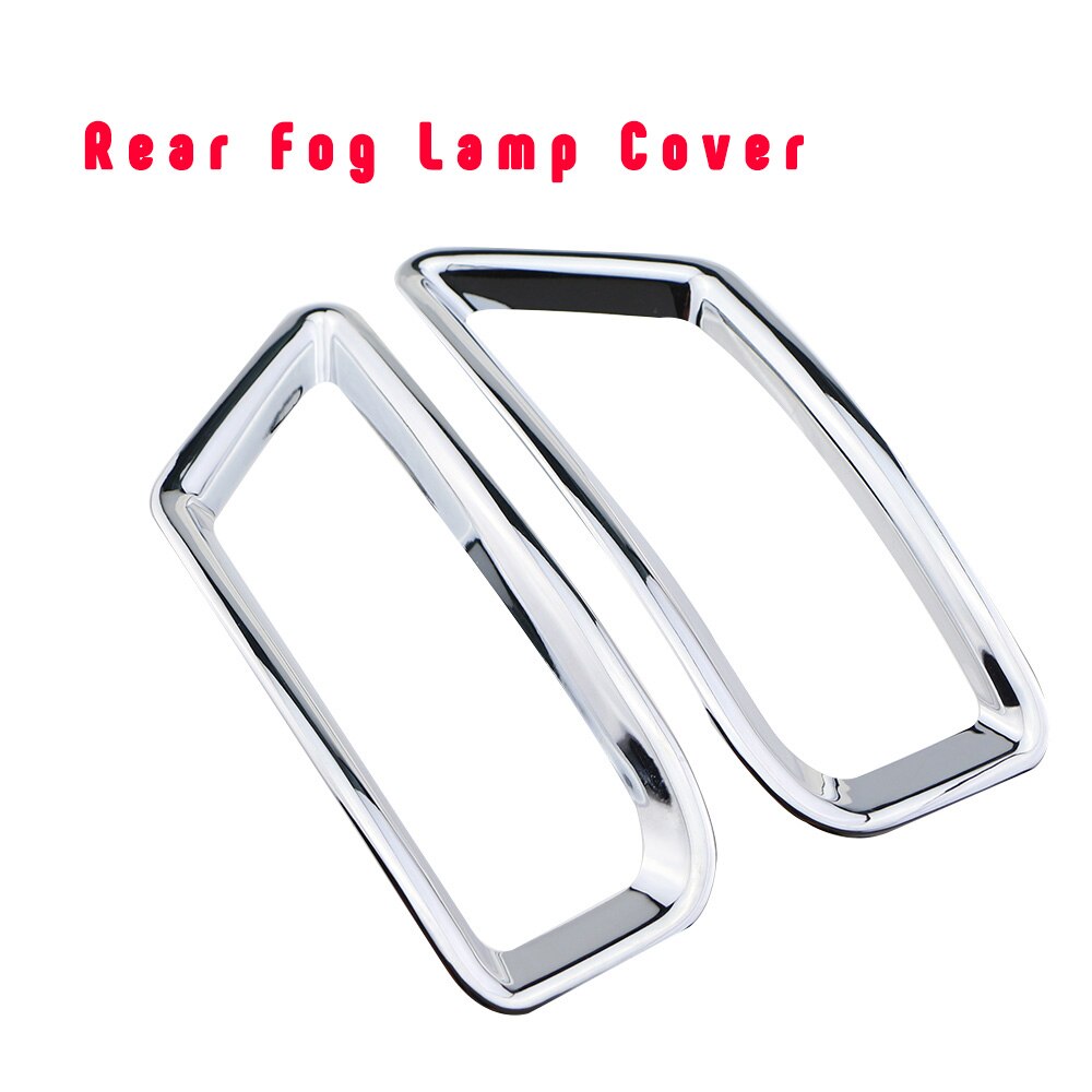 Zlord ABS Chrome Car Front Fog Lamp Cover Rear Fog... – Grandado