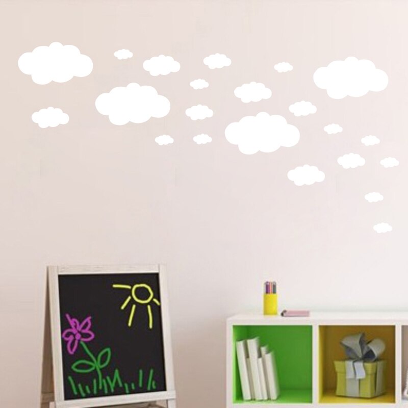 Lot de 22 autocollants muraux en vinyle, 20 couleu... – Grandado