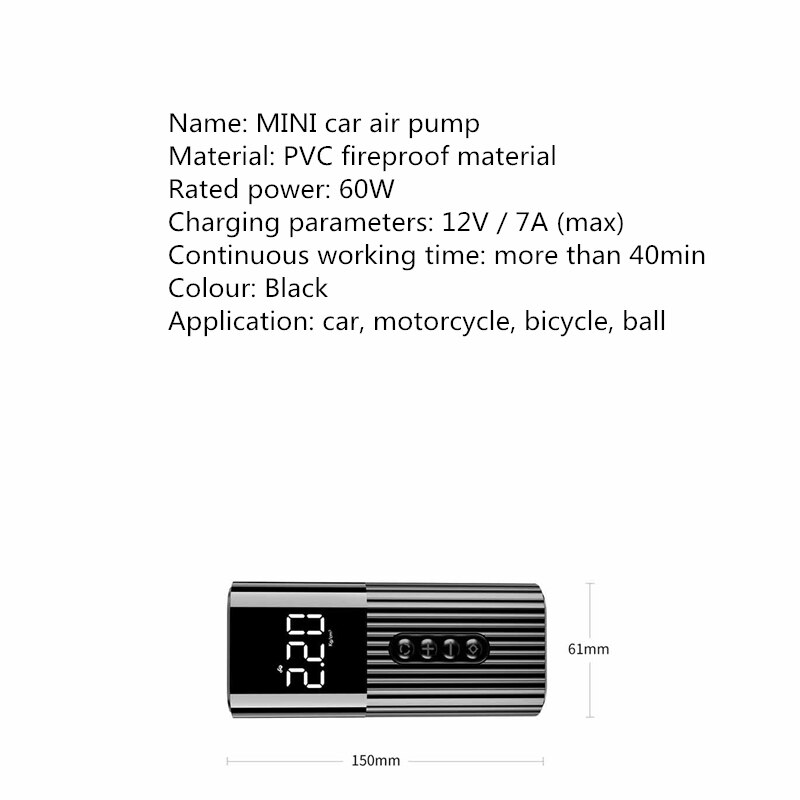 Motorcycle Air Pump Compresor De Aire Bike Inflado... – Grandado