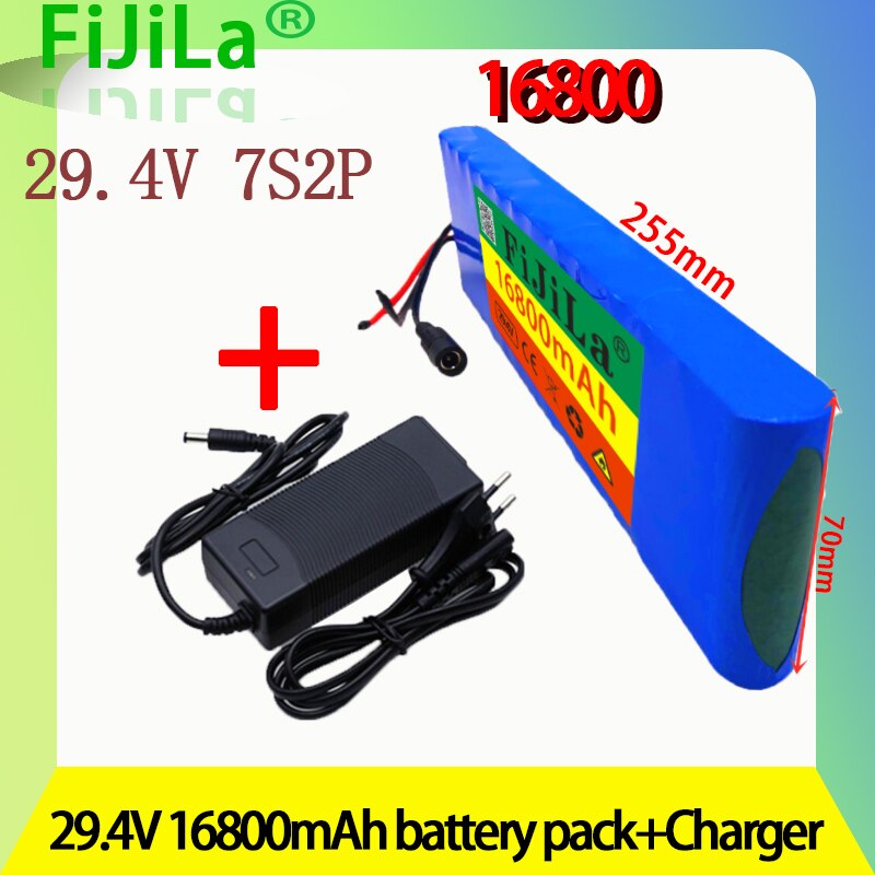 24V 12Ah 7S2P 18650 li-ion Rechargeable battery pa... – Grandado