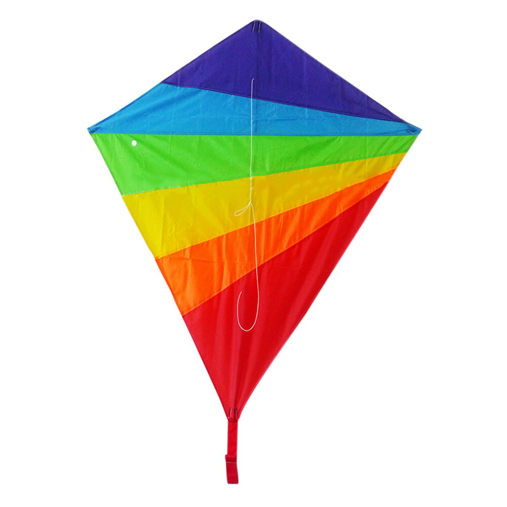 High Huge Rhombic Kite for Kids Easy Flyer Rainbow... – Grandado