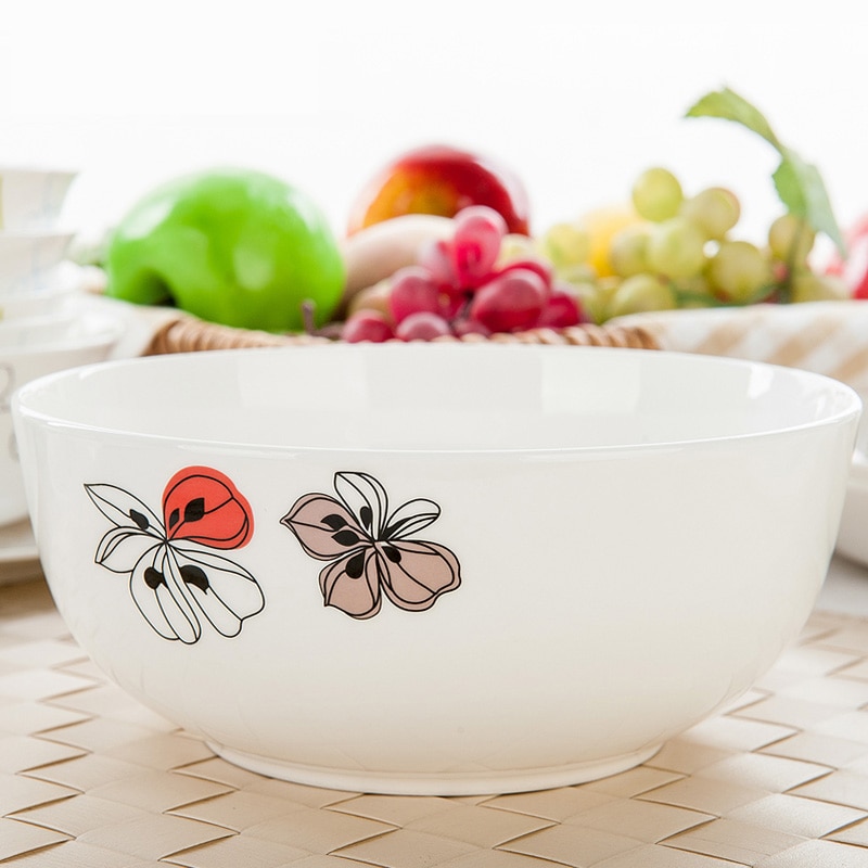 7 Inch Noodle Bowl Ceramic Soup Bowl Instant Noodl... – Grandado