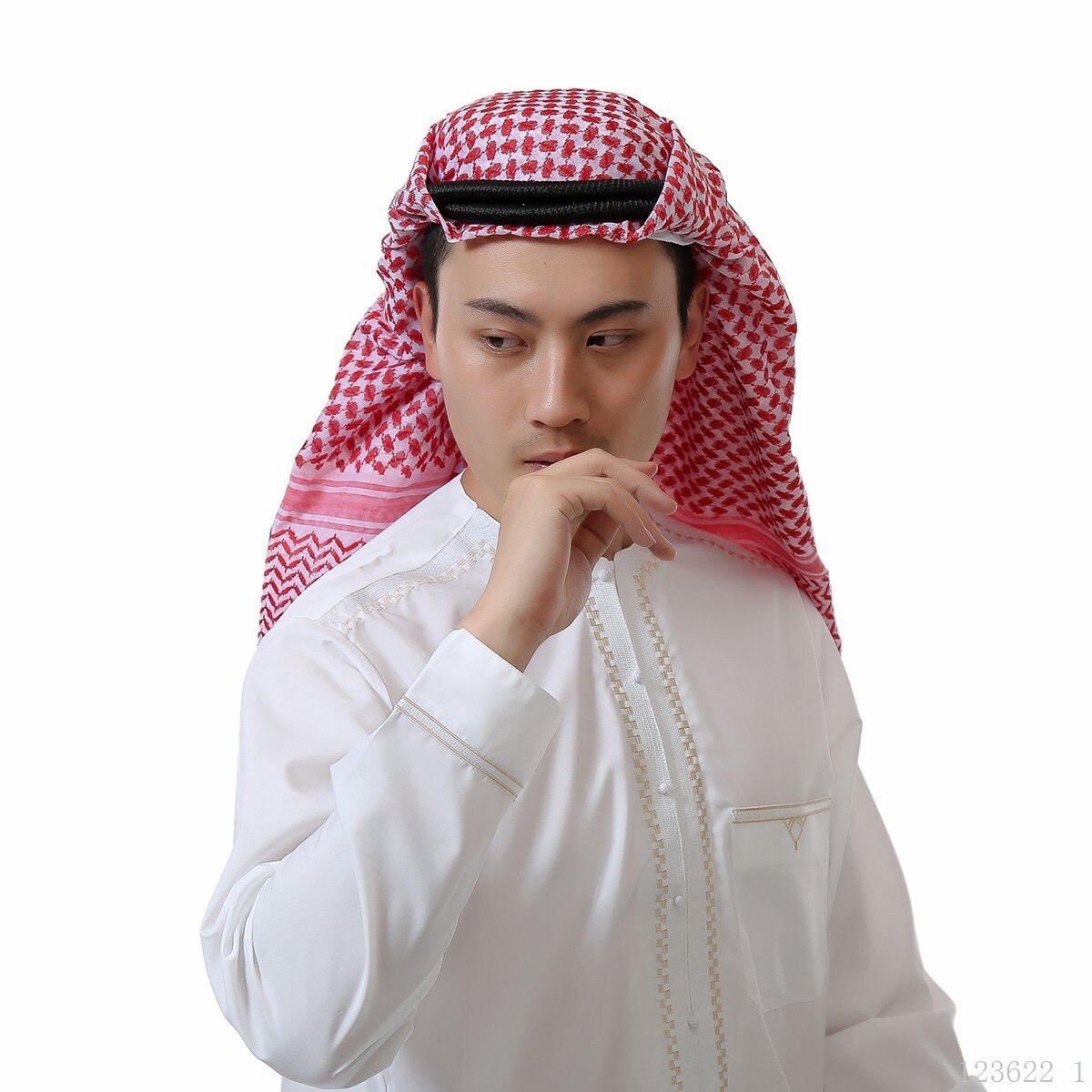 Muslim shemagh + Agal Men Islam Arabic Hijab Islam... – Vicedeal