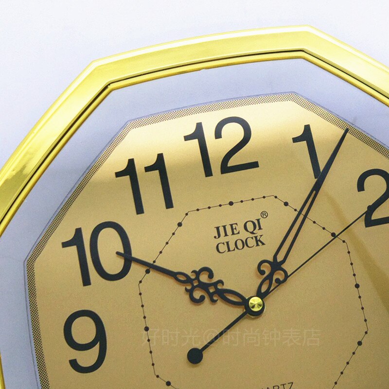 Chinese Luxury Wall Clock Silent Living Room Gold ... – Grandado