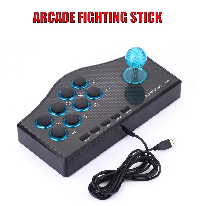 Wired Game Controller Game Rocker Usb Arcade Joyst Grandado 7759