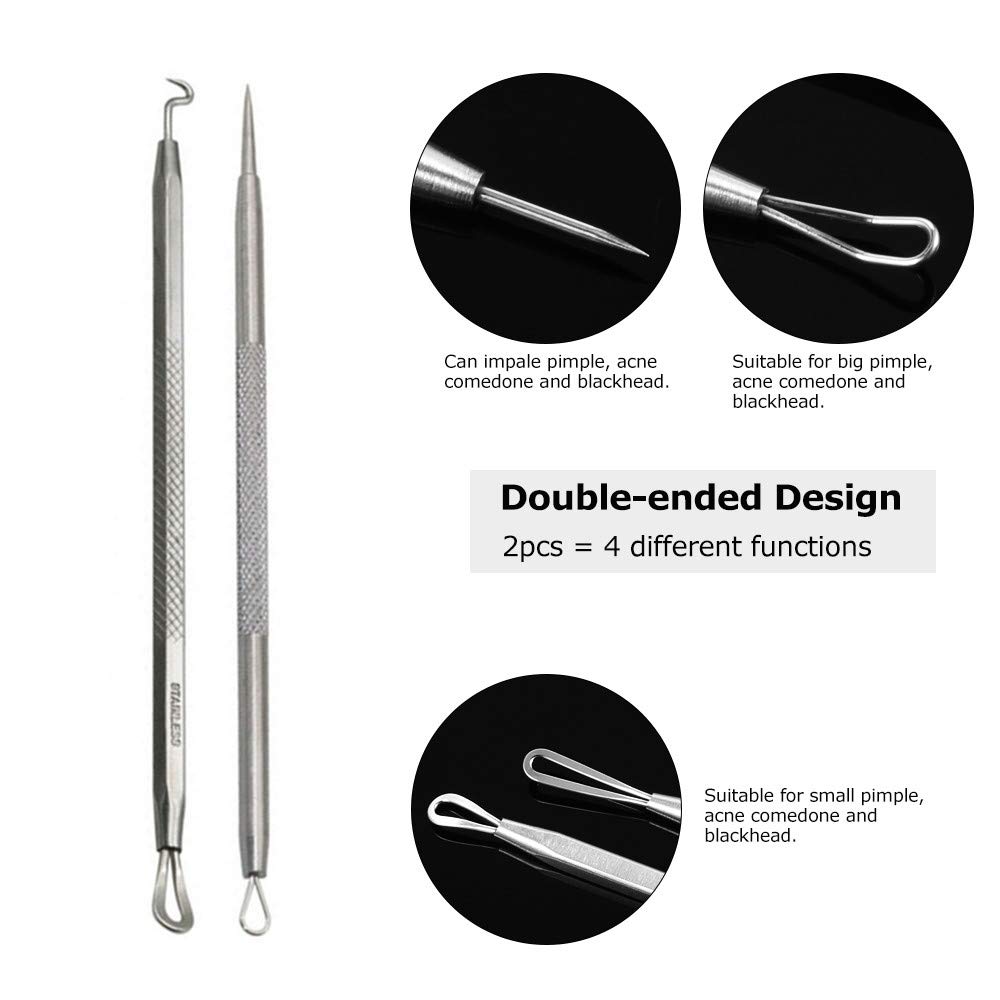 Acne Needle Set Pin Pimple Extractor Stainless Ste... – Grandado