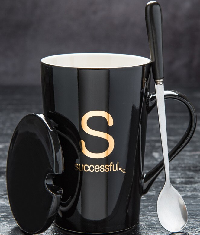 Mark cup, milk cup, coffee cup, lucky letter cup, ... – Vicedeal