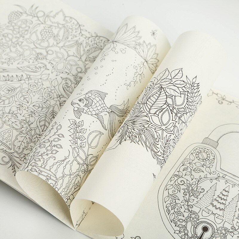 Zanken secret garden coloring book coloring book c... – Grandado