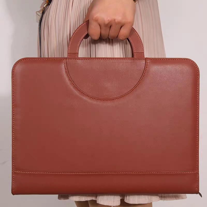 Map Manager Lederen A4 Document Houder Map Rekenma... – Grandado