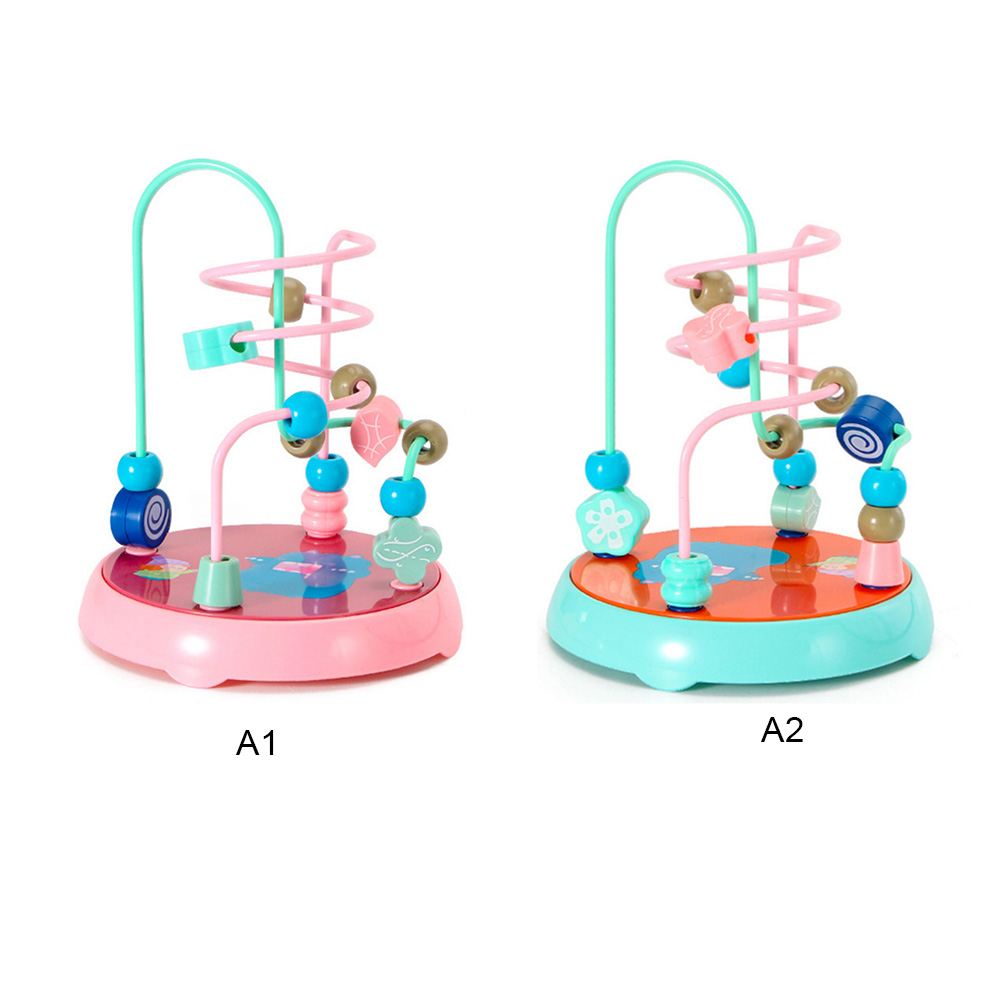 Färgglada berg-och dalbana glidande pärlor labyrin... – Grandado