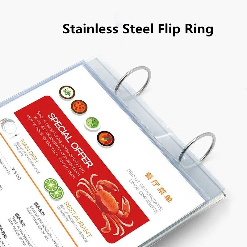 A4 Menu Holder Display Acrylic Sign Holder Note Ho... – Grandado