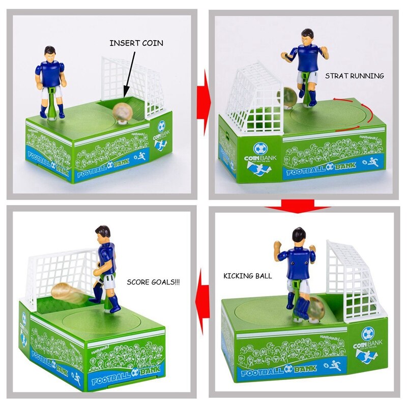 Novelty Cartoon Voetbal Besparingen Pot Elektrisch... – Grandado