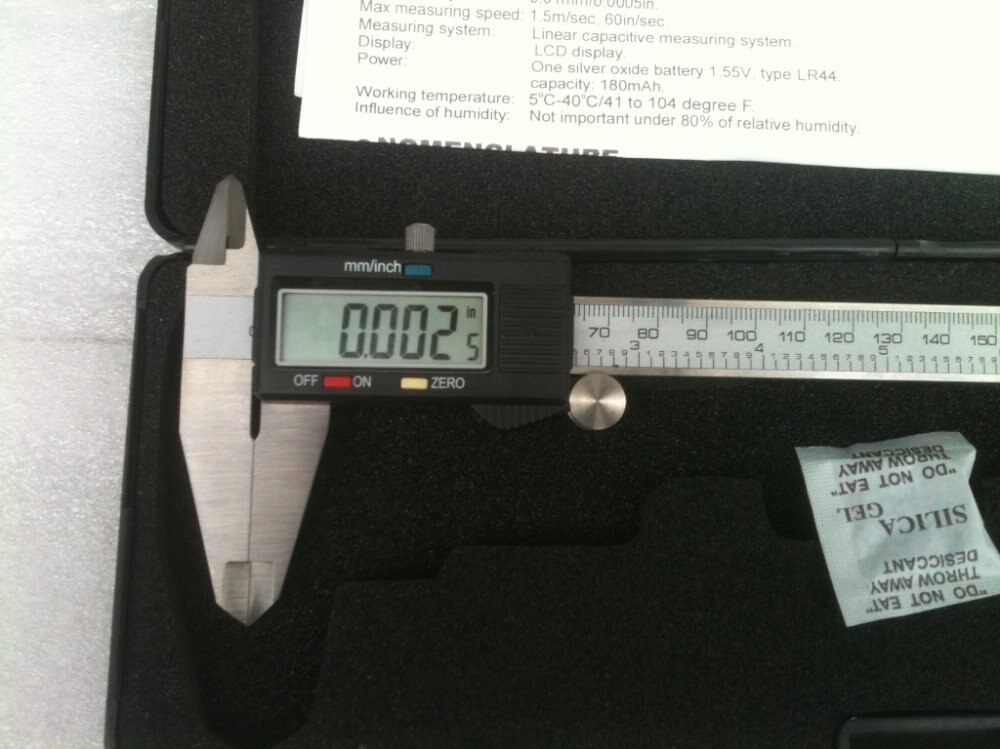 0-150 mm 0-6 inch digital vernier caliper. – Grandado