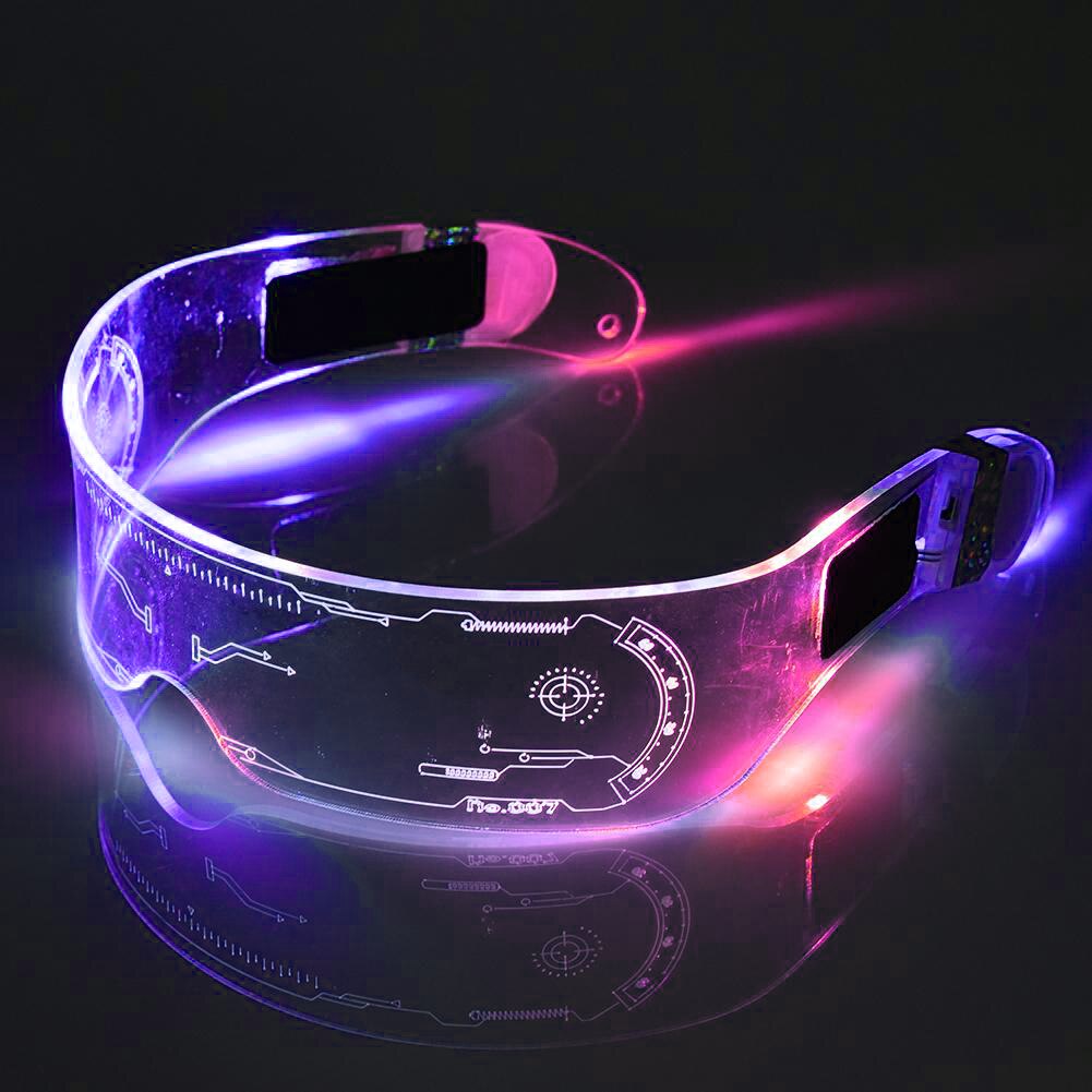 Kleurrijke Lichtgevende Glazen Led Bril El Draad N... – Vicedeal