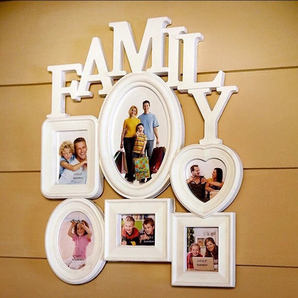 Popular family memory photo frame plastic wall-mou... – Grandado