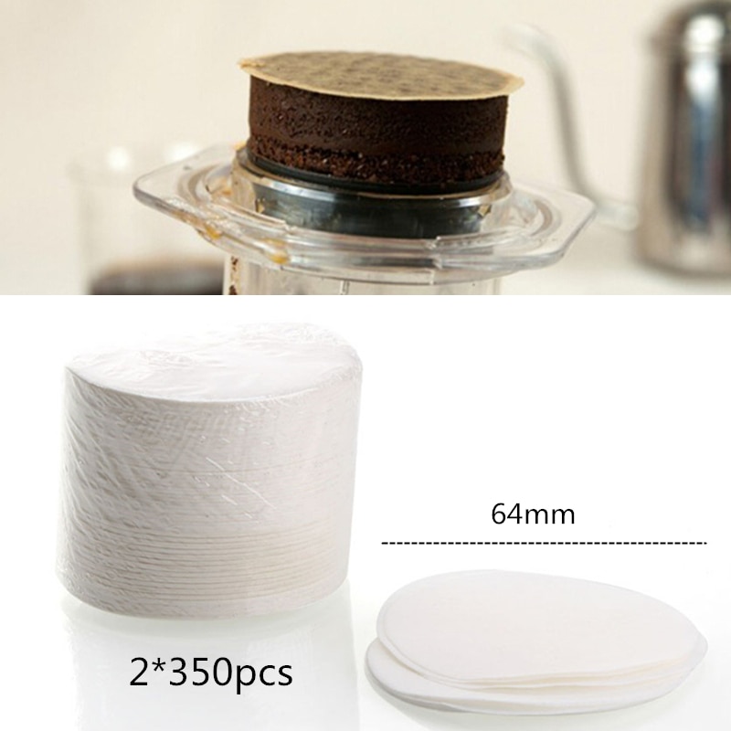 700pcs Round Coffee Filter Paper 64mm For Aeropres... – Vicedeal