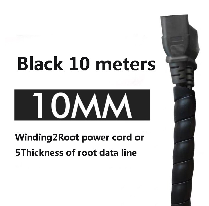 10M Line Protective Sleeve Spiral Wire Organizer W... – Grandado