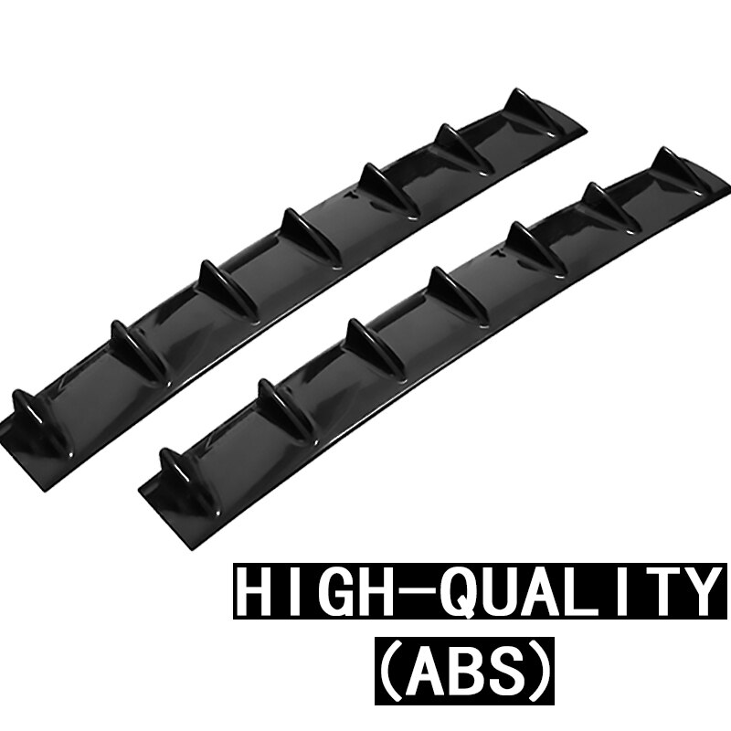 NOANS Car Rear Bumper Chassis Shark Wings Deflecto... – Grandado