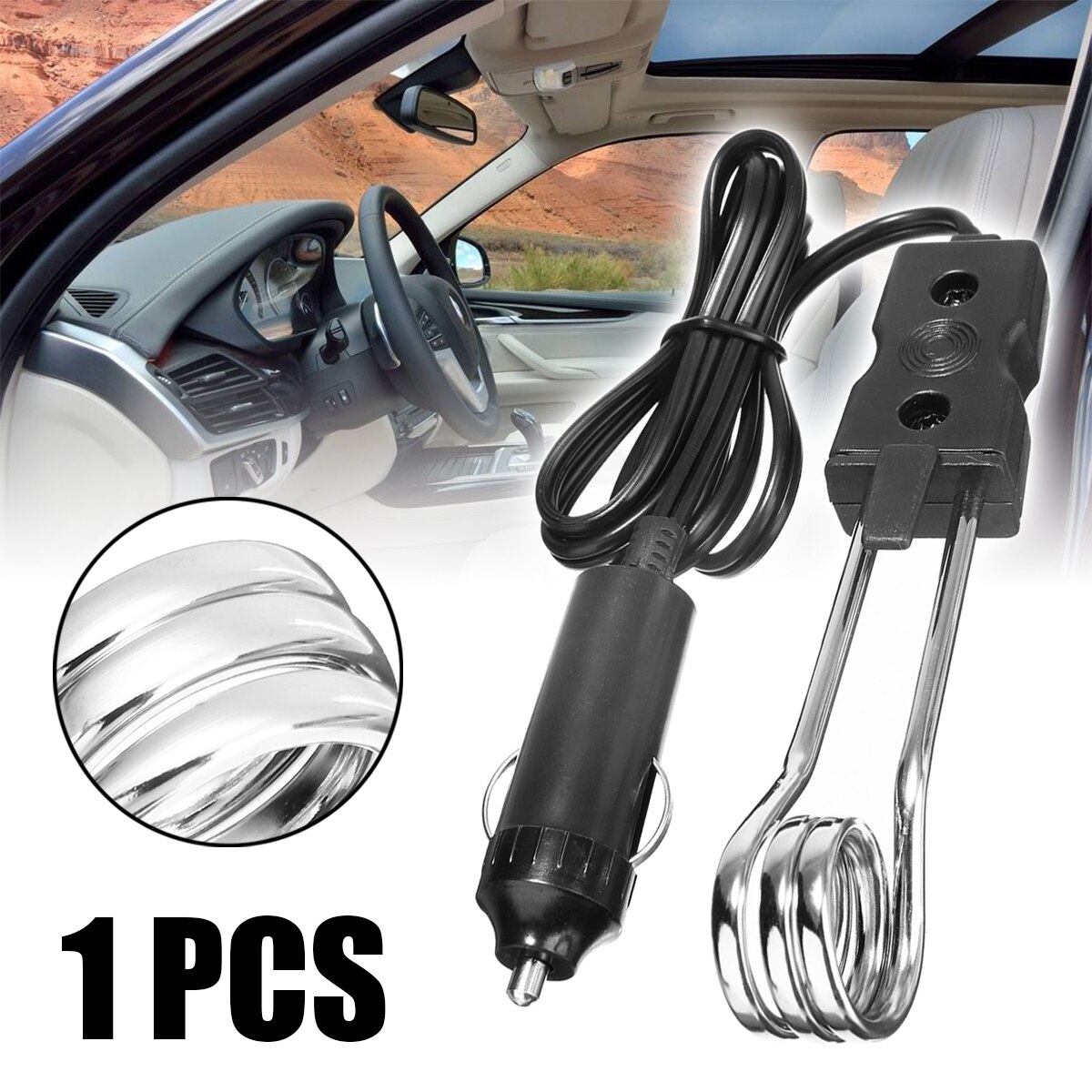 12V Portable Electric Car Boiled Immersion Water H... – Grandado