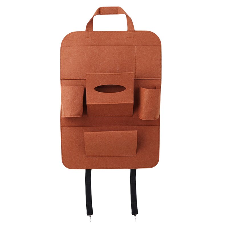 Multi-Pocket Car Seat Back Organizer Wool Felt Sto... – Grandado