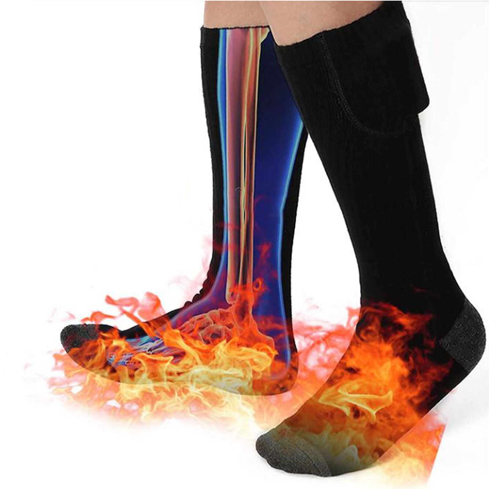 1 Pair Rechargeable Battery Heated Socks Electric ... – Vicedeal