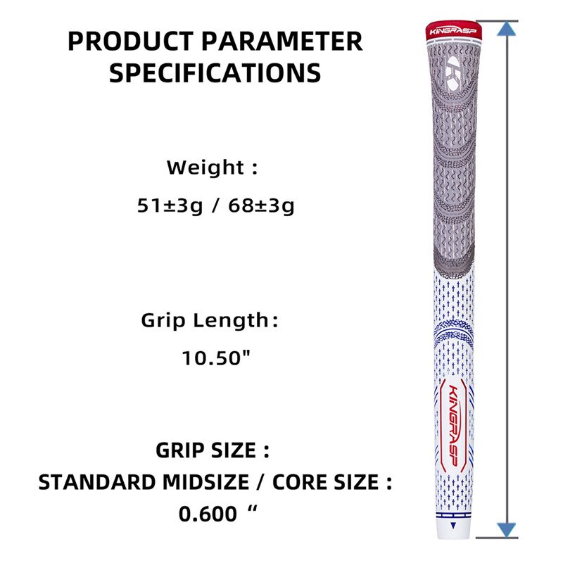 Golf Grips Rubber Golf Driver Grips Wear-Resisting... – Grandado