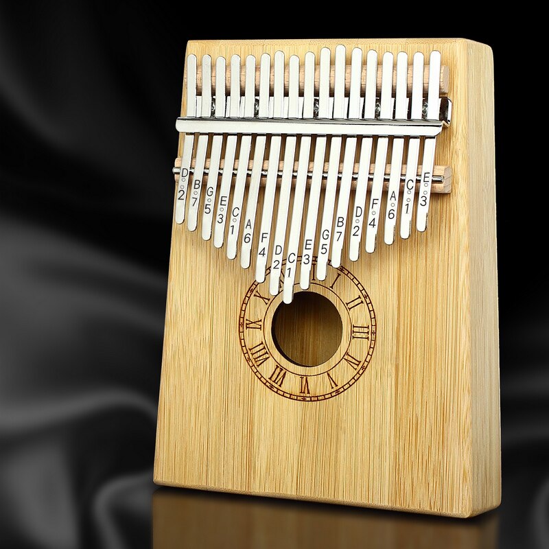 17 teclas Kalimba africano sólido caoba Acacia ded... – Grandado