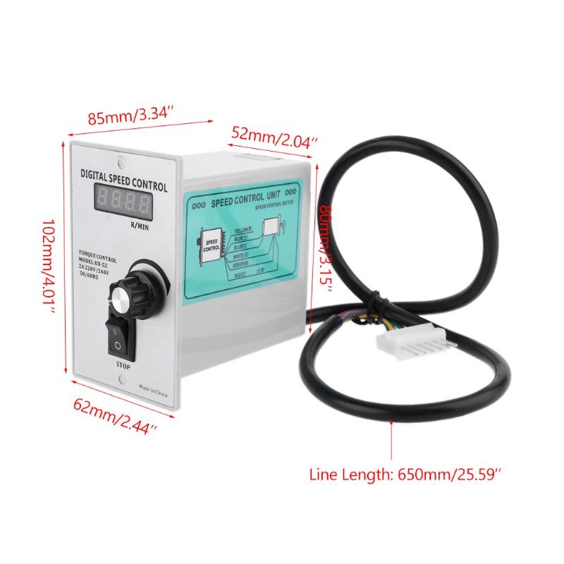 UX-52 400W Motor Speed Controller Regulated Torque... – Grandado
