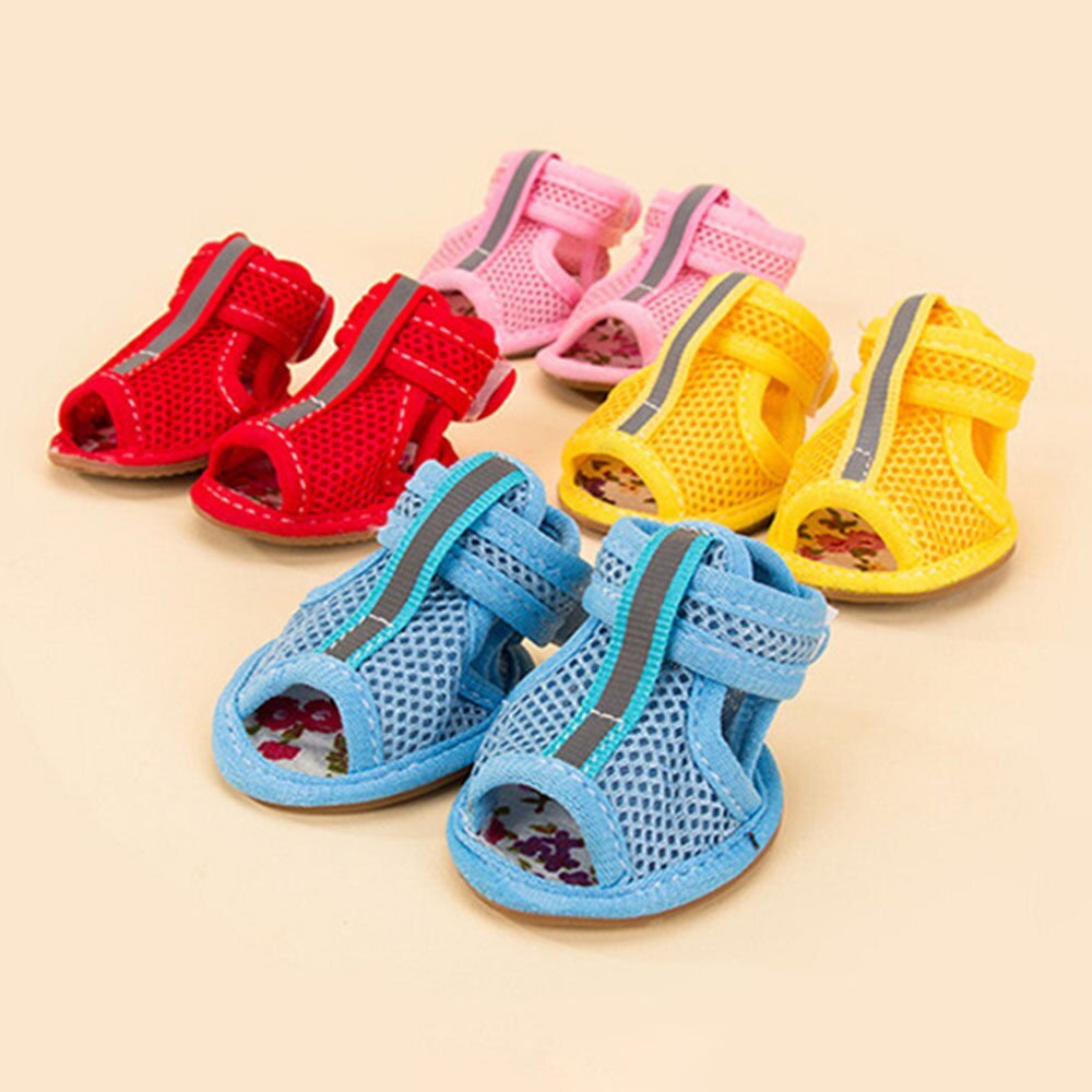 Cute Anti-Slip Small Dog Shoes Pet Shoes Candy Col... – Vicedeal