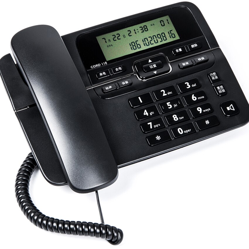 Desktop Corded Telephone with Caller ID, Call Hold... – Grandado