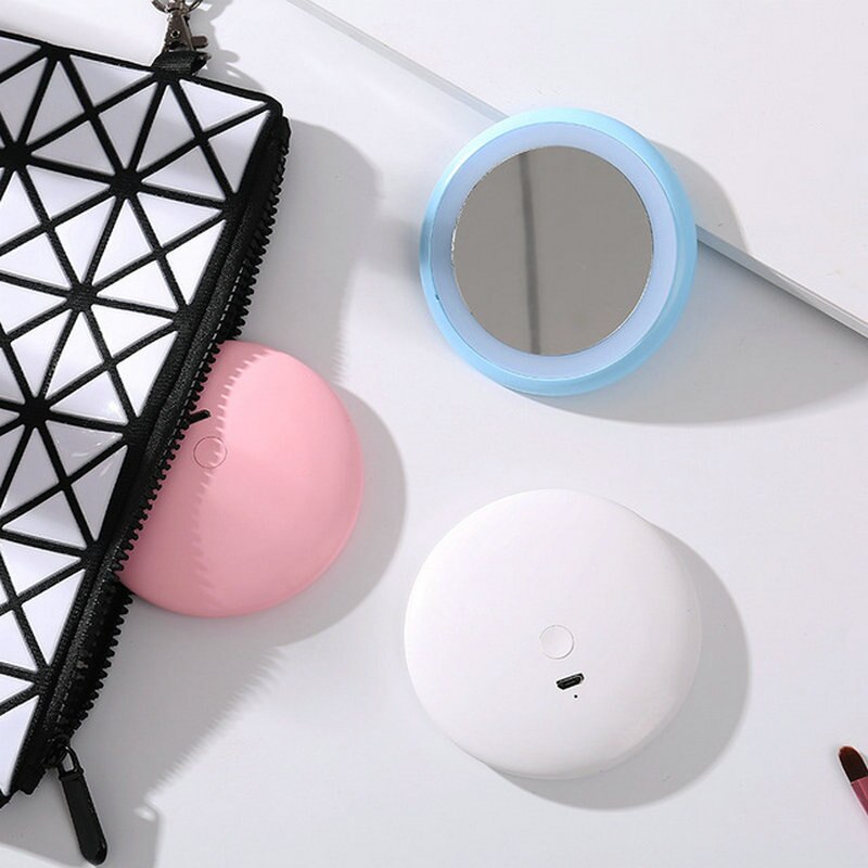 LED Makeup Mirror Donut Portable Cute Student Dorm... – Vicedeal