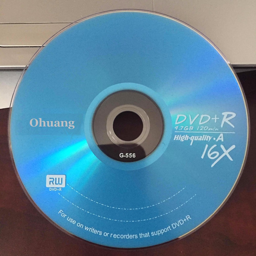 10 discs Grade A 4.7 GB 16x Blue Blank Printed DVD... – Vicedeal