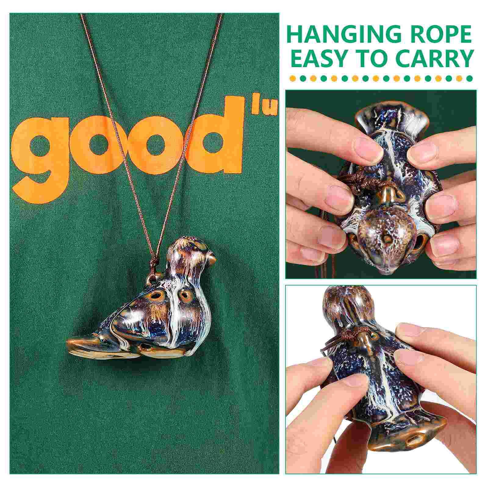 Happyyami Ocarina Musical Instrument Bird Shaped O... – Grandado