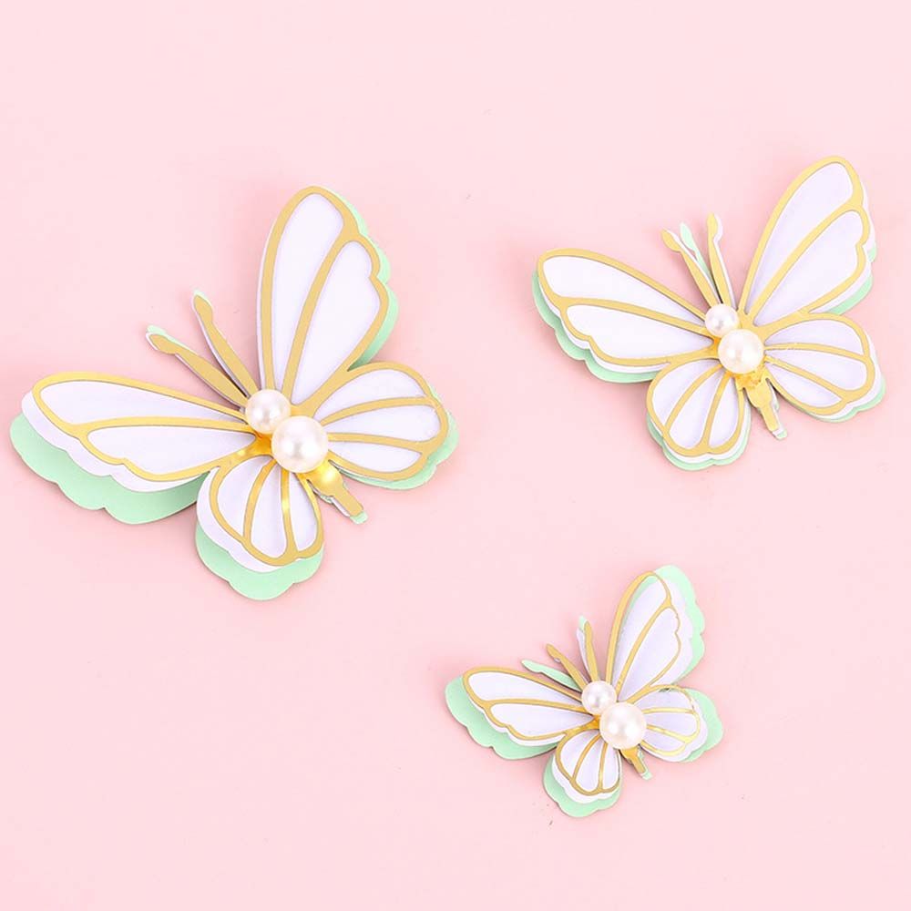 3 Pcs Vlinder Verjaardagstaart Toppers Fairy Meisj... – Grandado