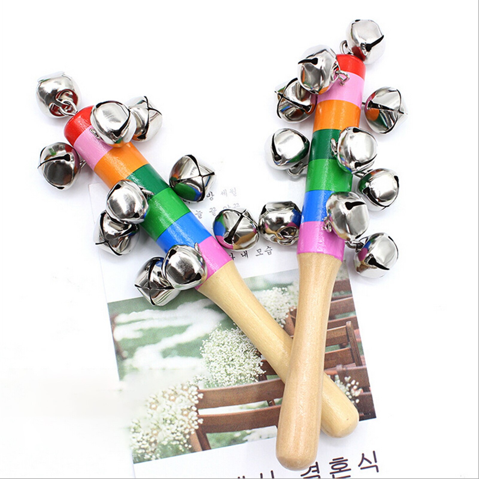 1pc Kids Christmas Hand Jingle Bells Hand Sleigh B... – Grandado