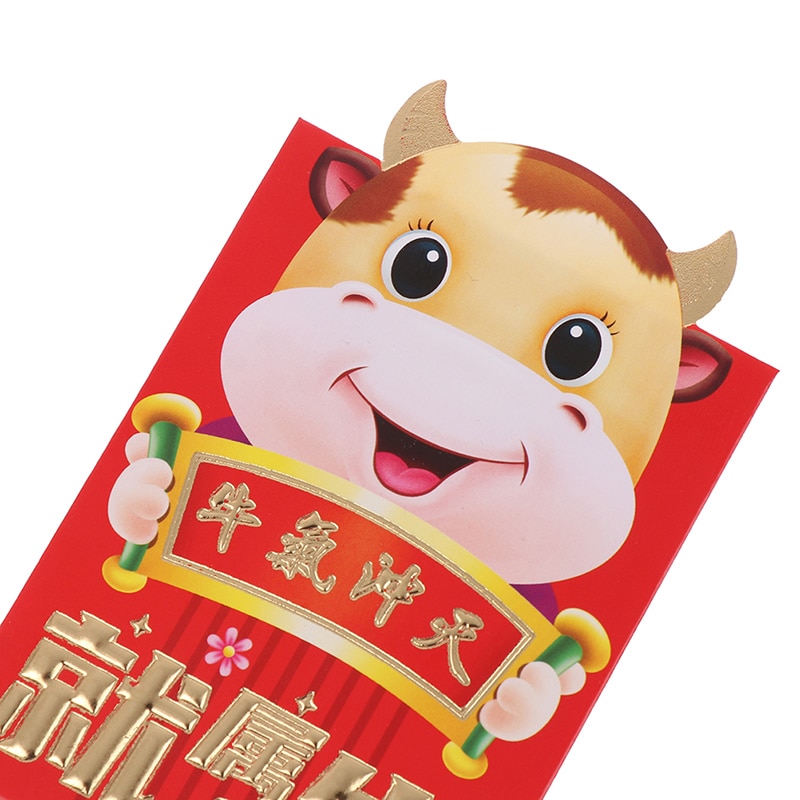 6pcs Chinese Red Envelope Year Spring Festival Env... – Grandado