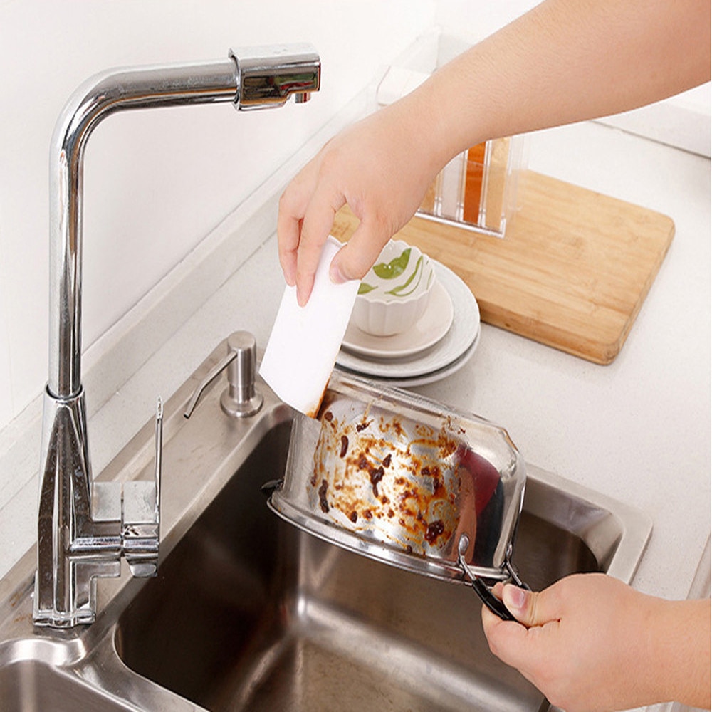 40/45Pcs White Magic Sponge Eraser Cleaning Melami... – Grandado