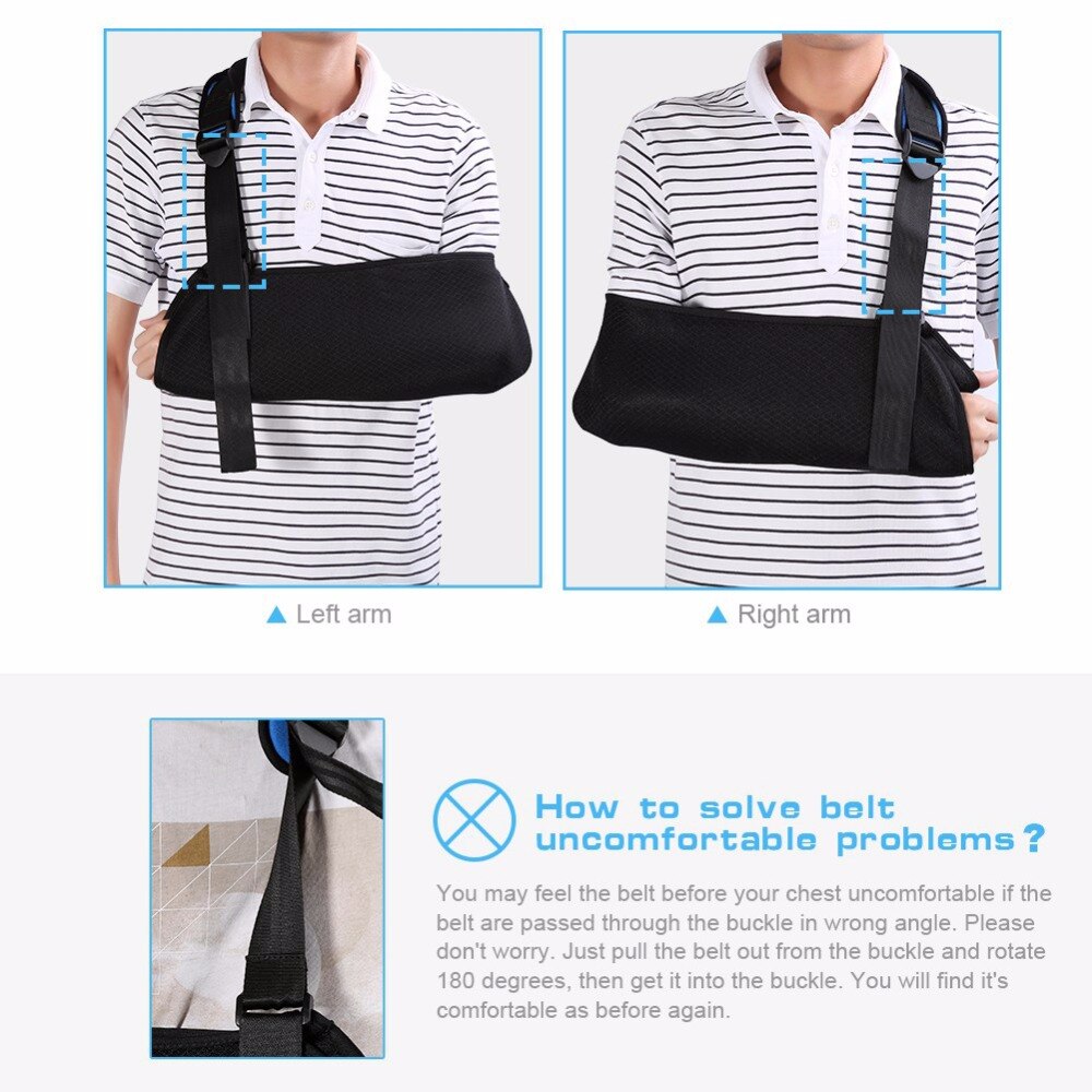 Universal Arm Sling Support Adjustable Breathable ... – Grandado