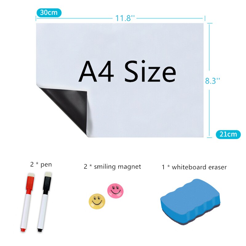 Magnetic soft whiteboard refrigerator stickers era... – Vicedeal
