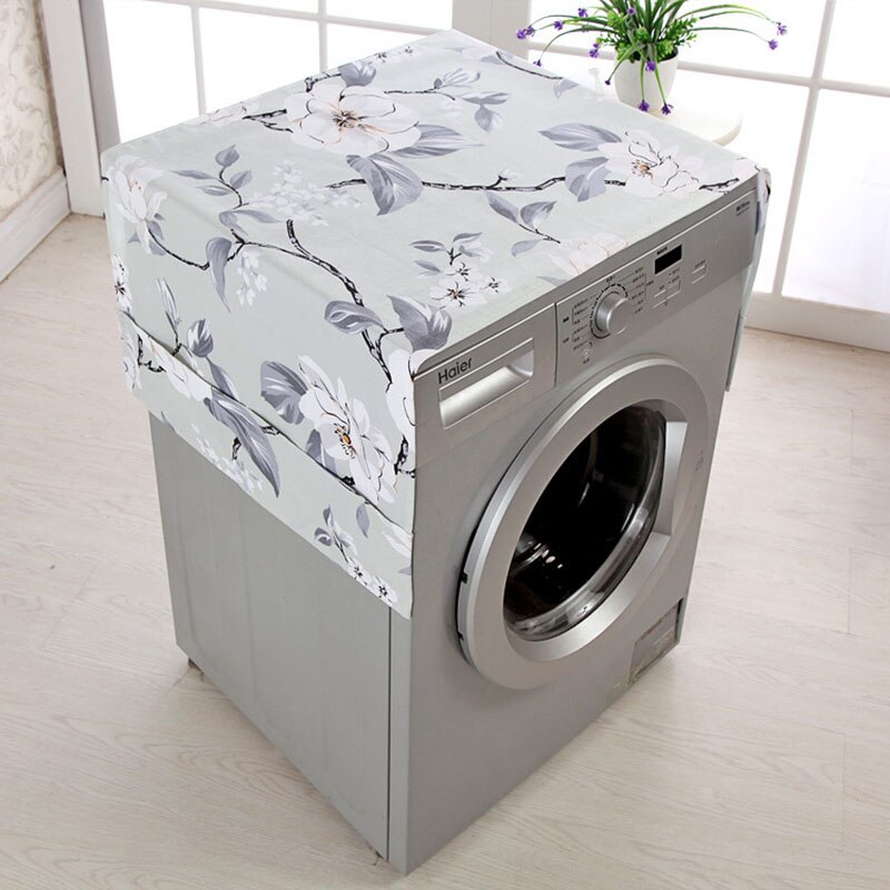 Koelkast Cover Stofdicht Wasmachine Cover Met Pock... – Grandado