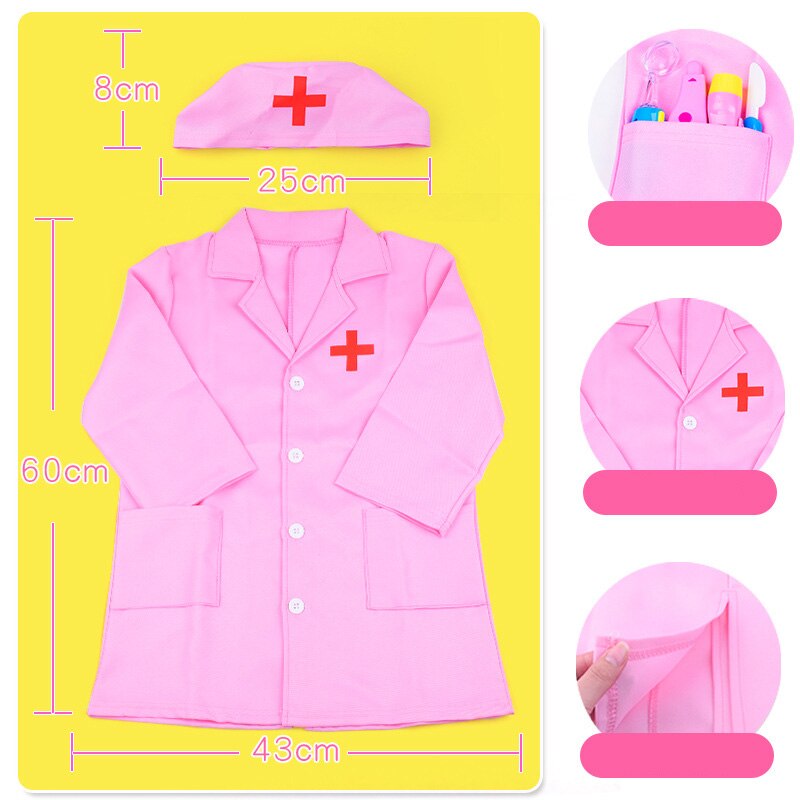Children Role Play Play Nurse And Doctor Costume O... – Grandado