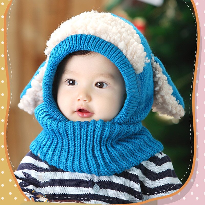 Baby Meisjes Jongens Winter Muts Sjaal Oorklep Kap... – Vicedeal