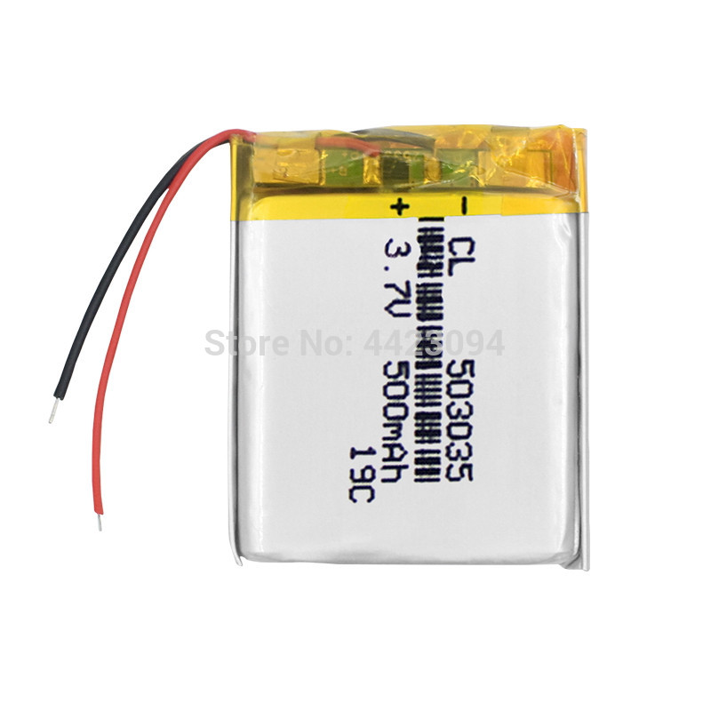 3.7V 500mAh 503035 Rechargeable Lithium Li-ion Li-... – Grandado